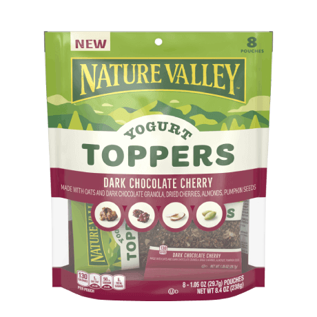Dark Chocolate Cherry Toppers | Nature Valley